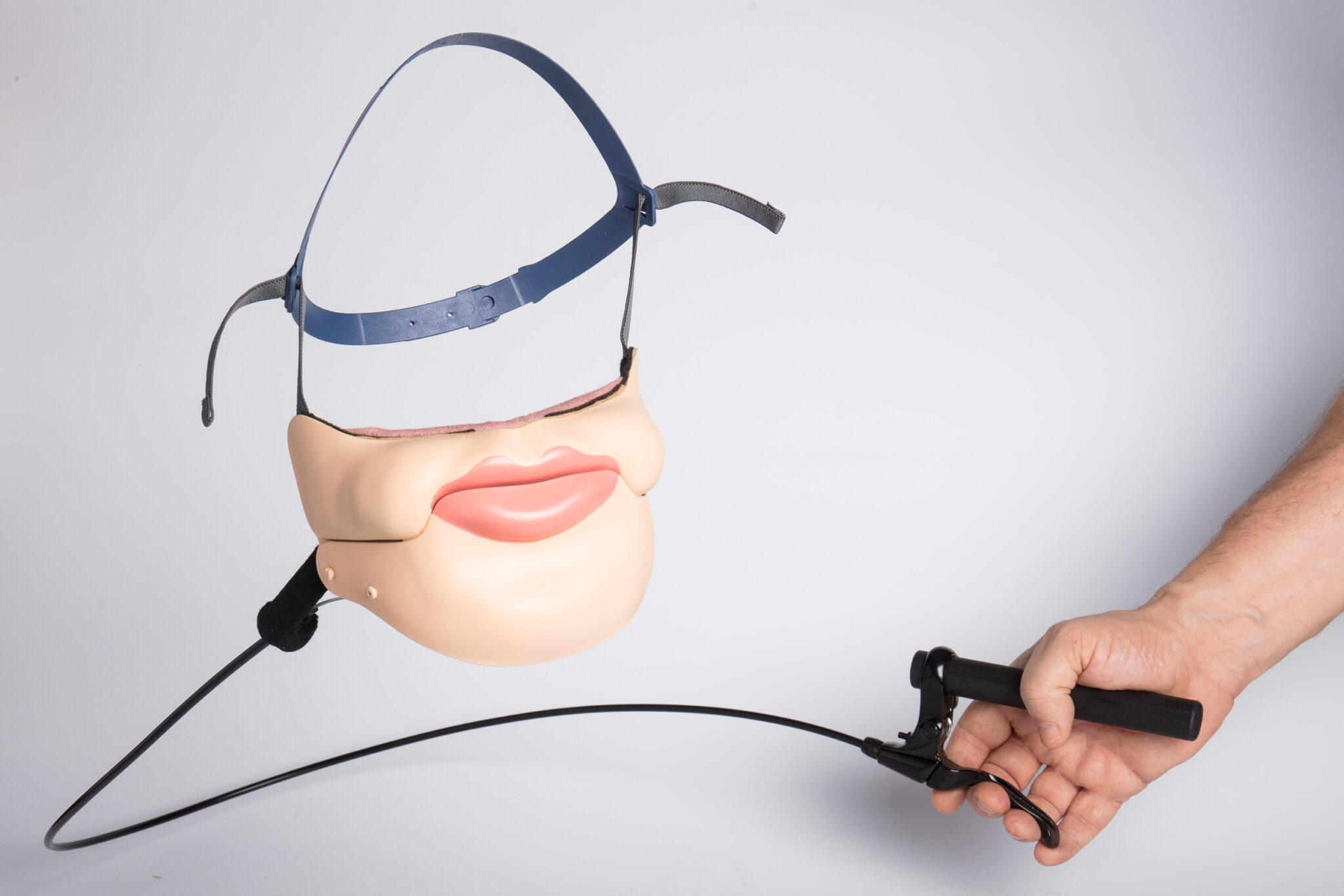 Large Comedy Teeth Ventriloquist Mask with Natural Lips - Kallini Puppets